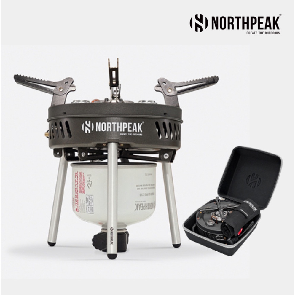 NORTHPEAK Penta stove camping Griddle burner portable stove full set ...