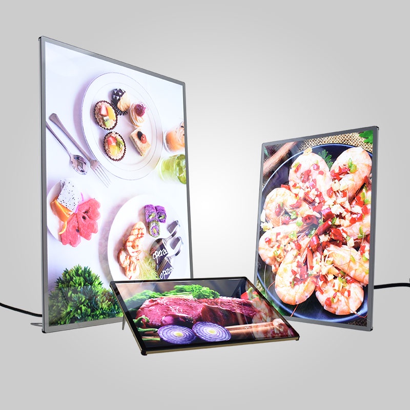 aluminum panel frame for A2 led panel light kinds of menu card portable ...