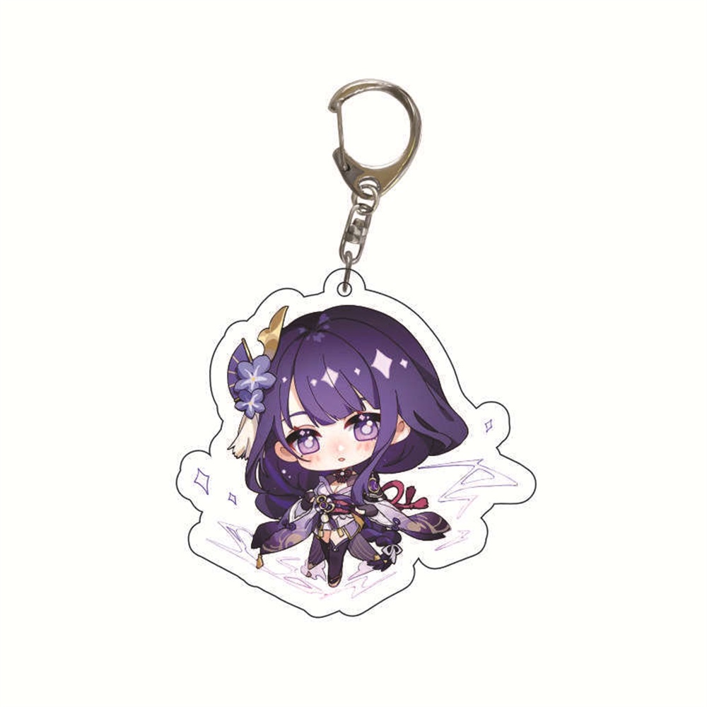 Cute Genshin Impact Game Character Acrylic Keychain SAYU Yoimiya Kazuha ...