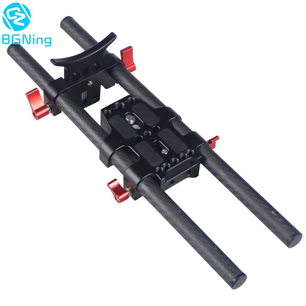 BGNIng Universal 15mm Rod Track Clamp Mounting Plate Bracket For ...