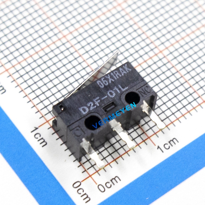Janpanomronswitch D2F-01L Grey Dot Mouse Micro-Move Game Switch ...