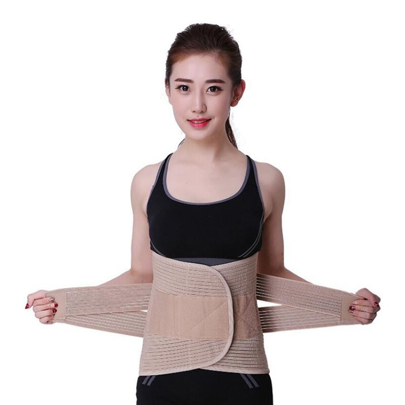 Men Women Spine Lumbar Support Widened Breathable Waist Protection Belt ...