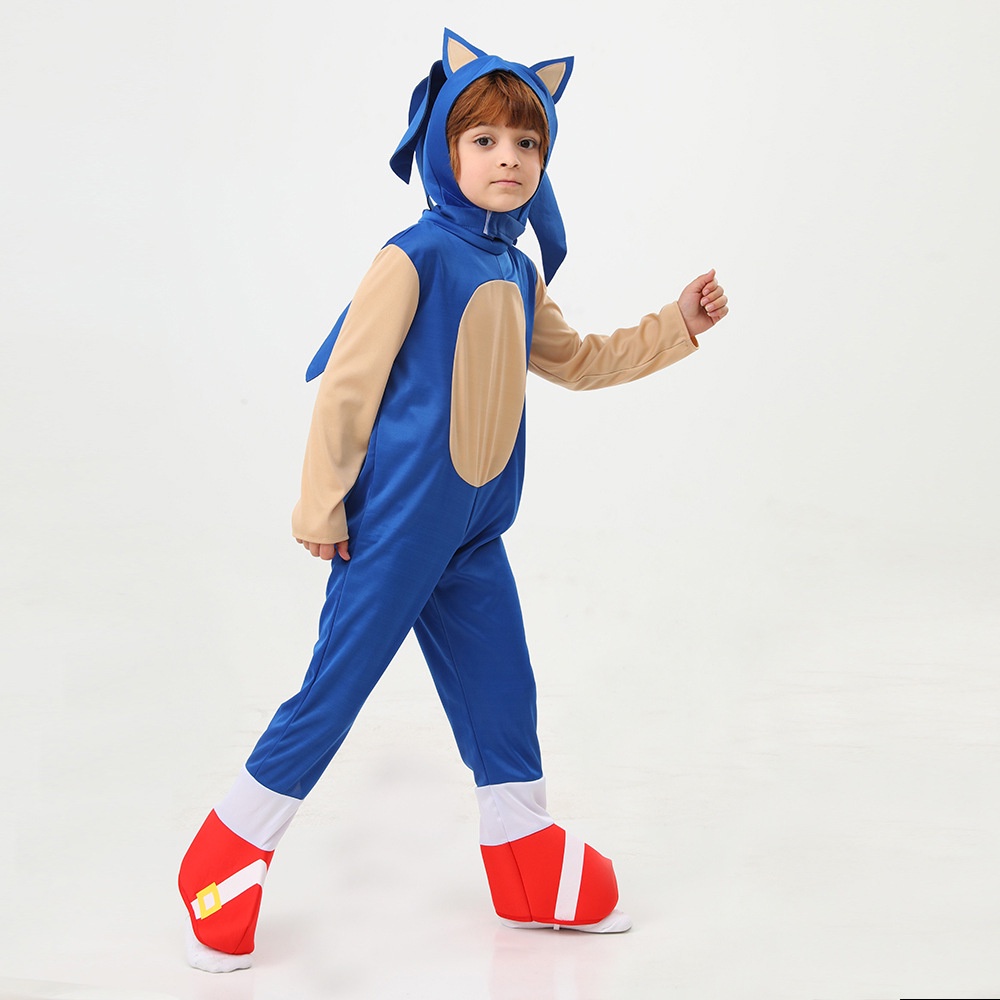 Sonic Cartoon Sonic Sonic Boy Cosplay Game Costume Stage Performance ...