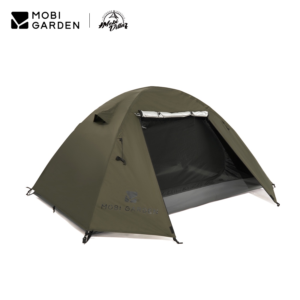 MOBI GARDEN Camping Backpacking Tent Waterproof Rainproof Hiking Silver ...