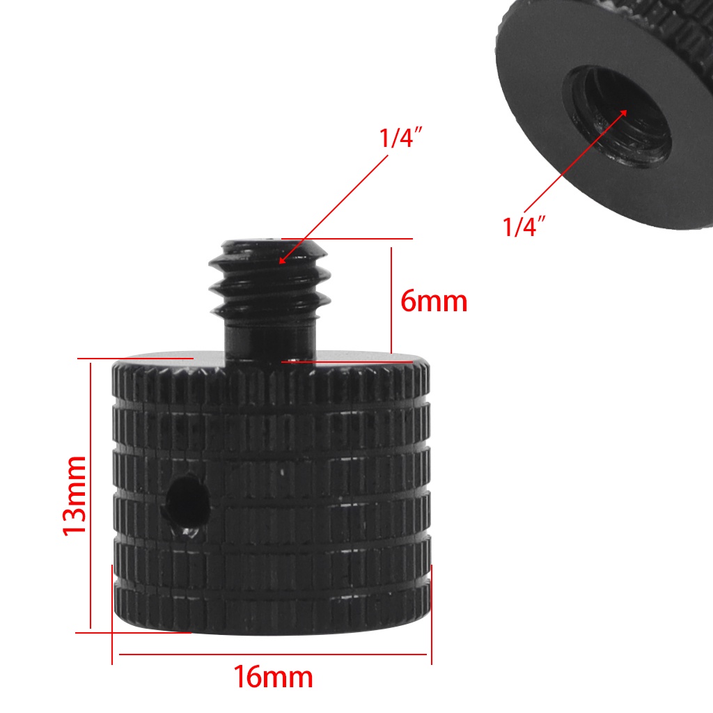 BGNing 1/4'' to 3/8inch Screw Male to Female Thread Screw Mount ...