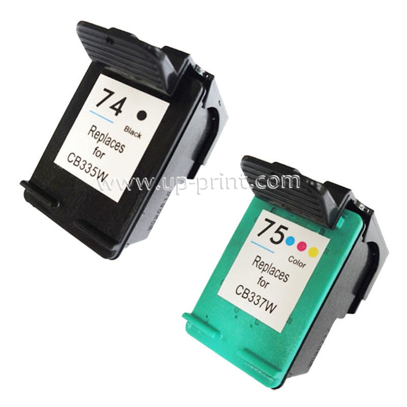 UPink Compatible Ink Cartridges For hp 74 75 CB335WN CB337WN Photosmart ...