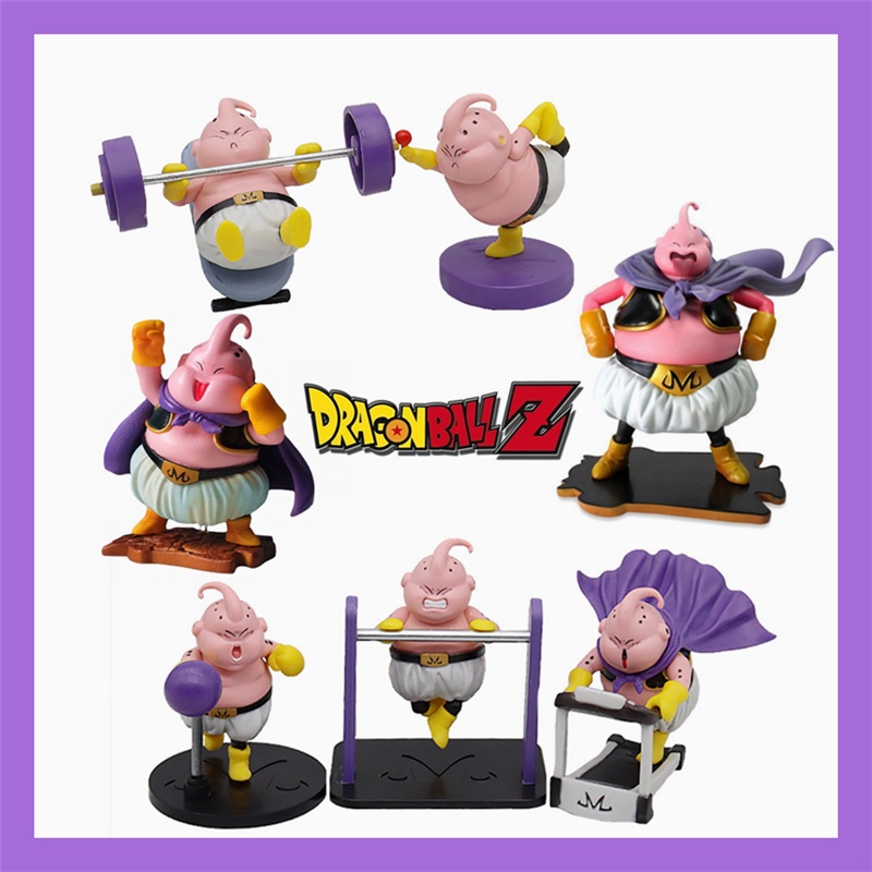 Anime Dragon Ball Z Fitness Majin Buu Boo PVC Action Figures Adult Toys ...