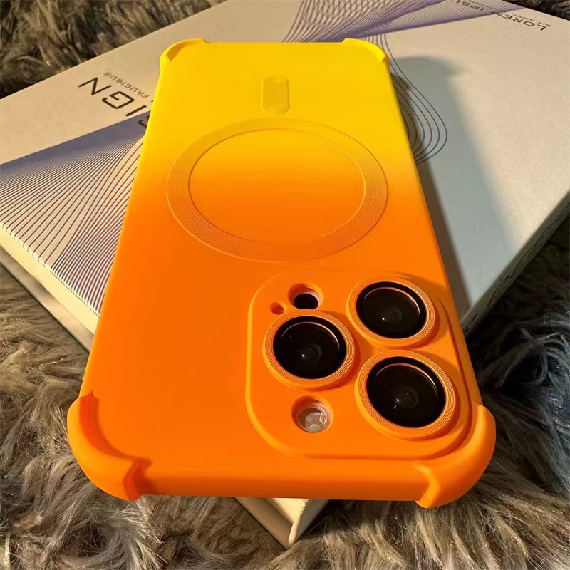 【Four-corner airbags better protection/Orange+Yellow color】 Multi-color ...
