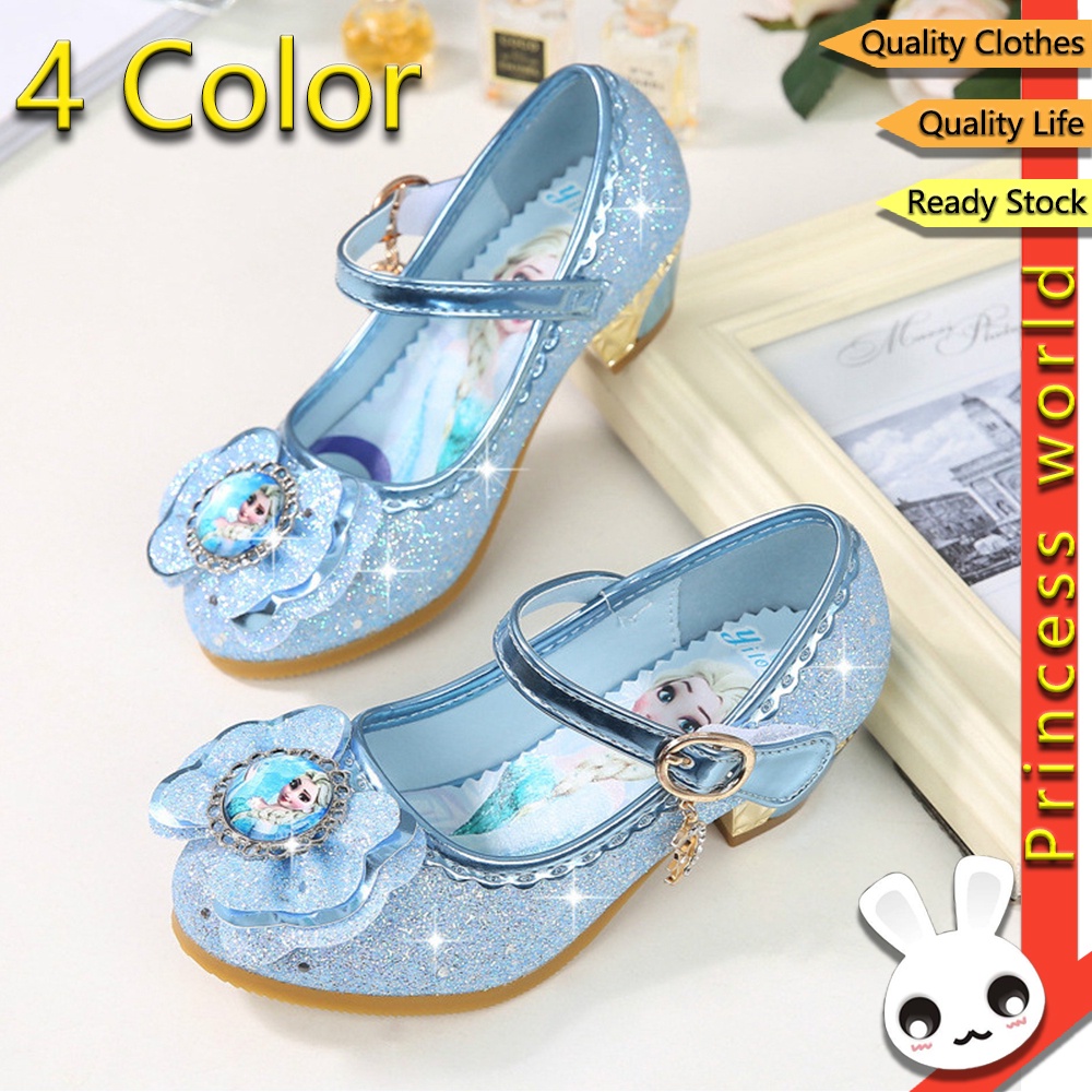 Children Shoes Frozen Shoes Elsa Queen High Heels Princess Shoes ...