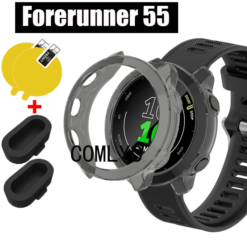 For Garmin Forerunner 55 Watch Protective Case Cover Protector Shell ...