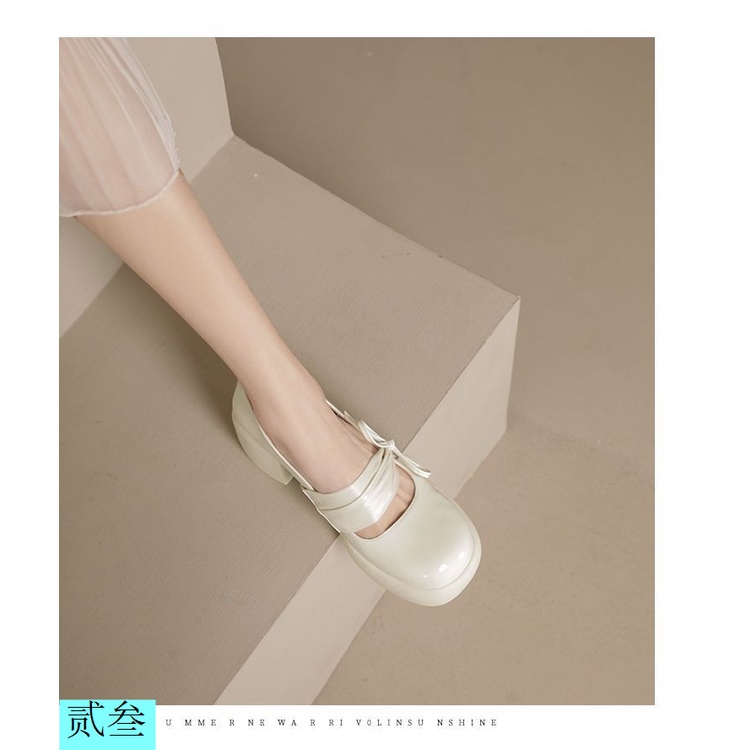 Mary Jane High Heels Women Evening Wind Gentle Vintage Versatile ...