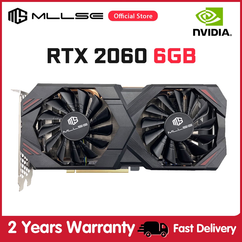 MLLSE RTX 2060 6G Gaming Graphics Card GDDR6 192bit PCI-E 3.0x16 8Pin ...