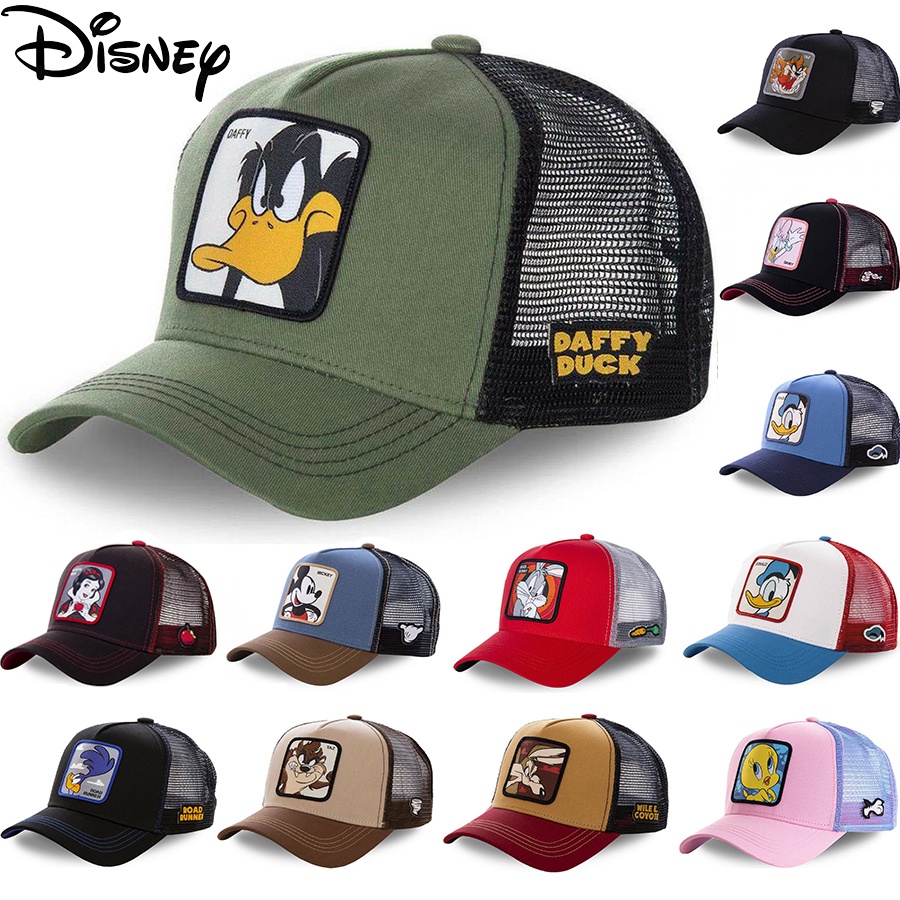 Disney Baseball Cap Donald High Quality Mesh Hat Summer Cartoon Mickey ...