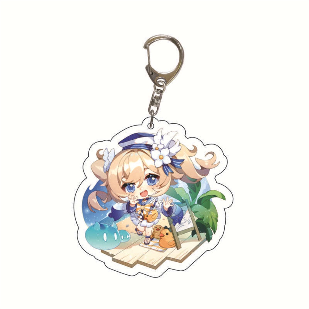 Cute Genshin Impact Game Character Acrylic Keychain SAYU Yoimiya Kazuha ...