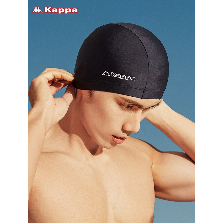 Kappa Tight Swimming Cap Men's and Women's Ear Protection | Shopee ...