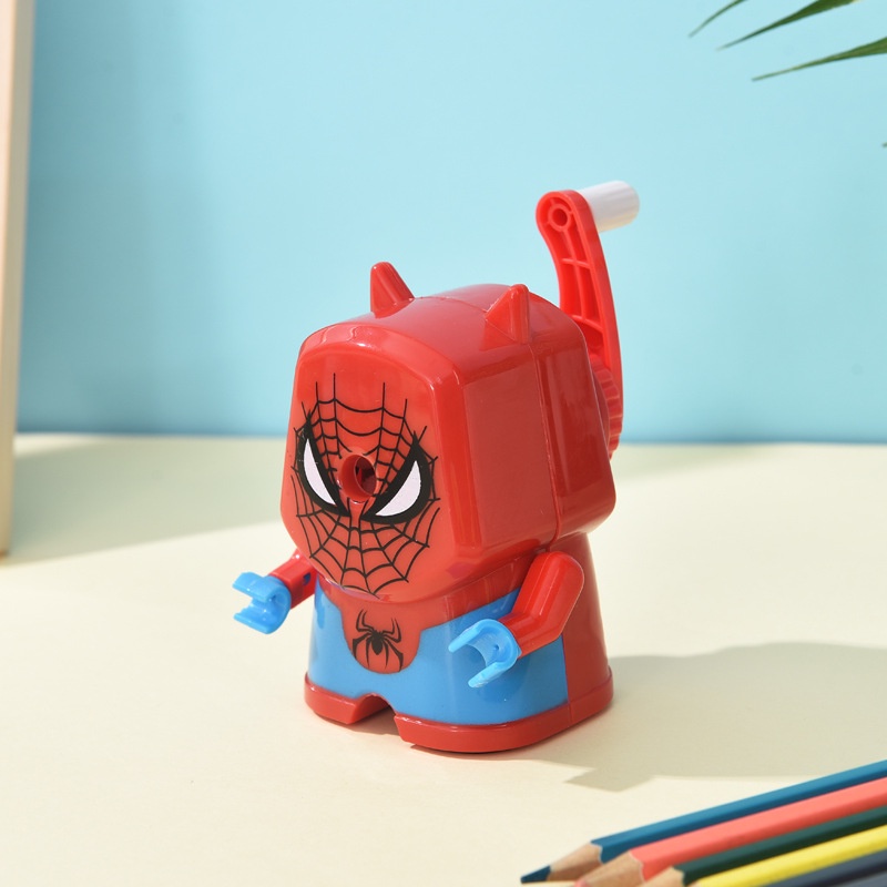 1PCS Cartoon Shaped Pencil Sharpener Cartoon Hero Hand Pencil Sharpener ...