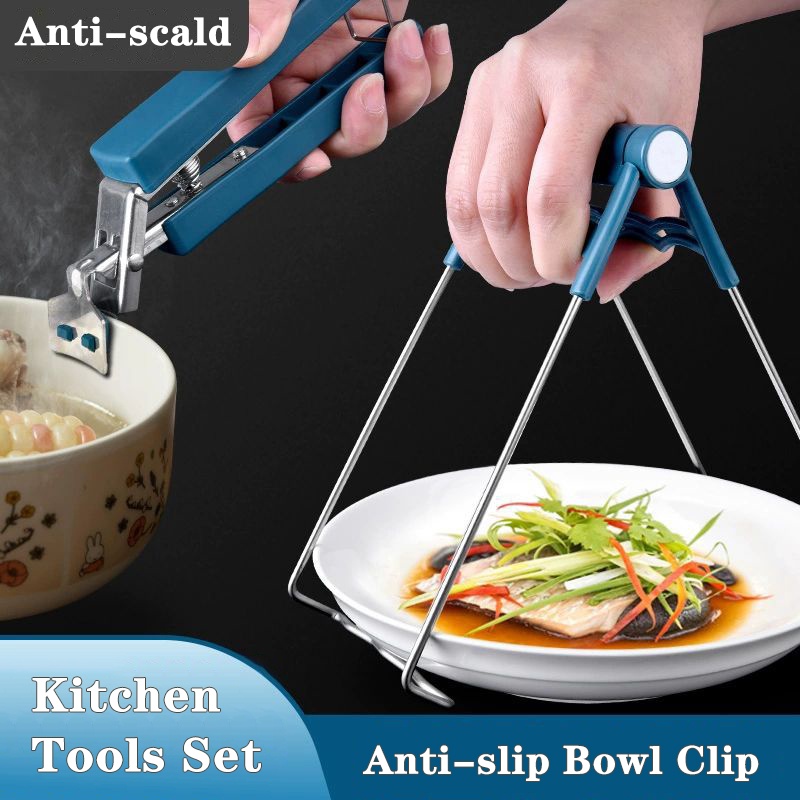 Kitchen Tools Set Anti-scalding Clip Bowl Clip Plate Clip Steamed ...