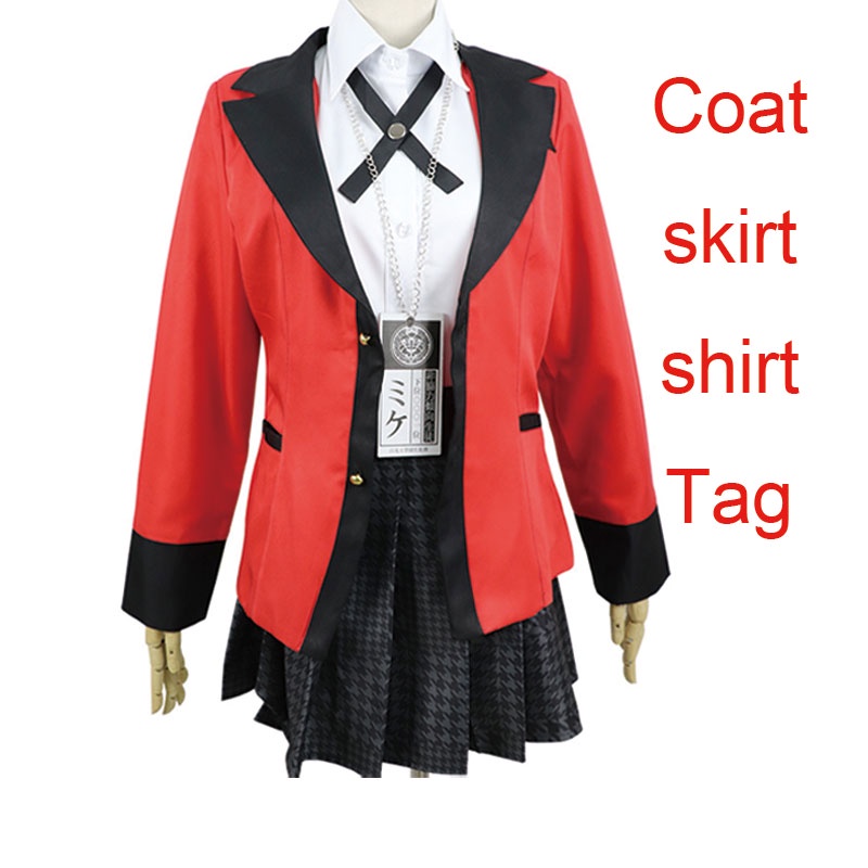 Anime Kakegurui Cosplay Costumes Runa Yomozuki | Kakegurui Cosplay ...