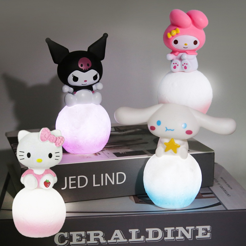 Night Light Anime KT Melody Kuromi LED Light Bedroom Bedside Room ...