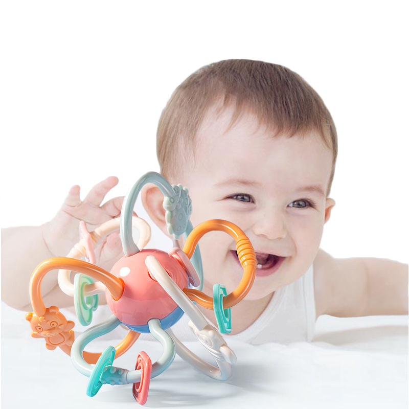 Hand Catching Ball 0-1 Year Old Baby Toy Bao 6-8-9 Months Touching ...