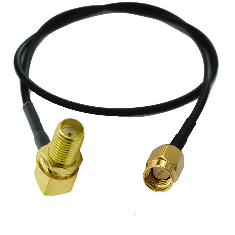 RG174 SMA Female Right Angle 90 Degree to SMA Male Straight RF ...