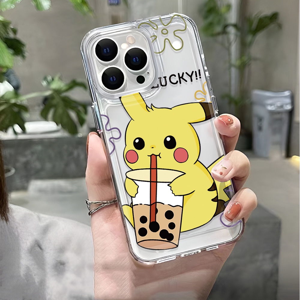 Clear space case for iphone 14 pro max 11 13 12 7 8 Plus X XR XSMax ...