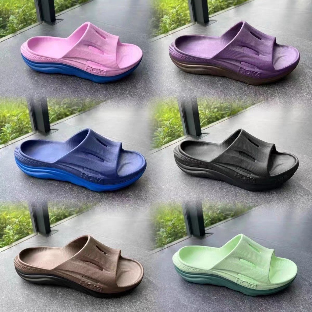 Hoka ONE ONE Recovery Slide 3 Men Women Thick-Soled Outdoor Leisure ...