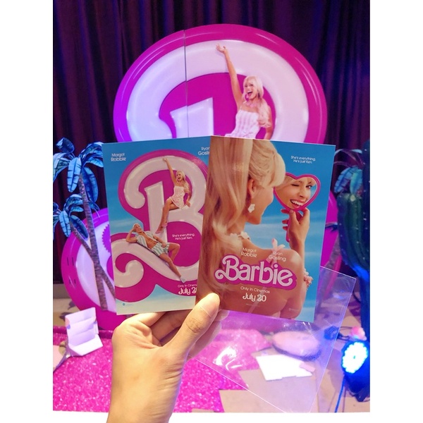 Complete Set Of 2 Barbie Postcards From Major Cineplex. | Shopee ...