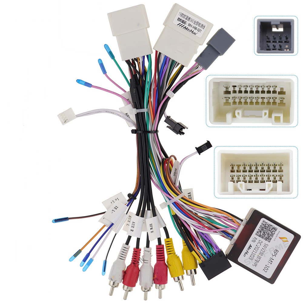 Car 16pin Wiring Harness Canbus Box Decoder For Mitsubishi Pajero Sport ...