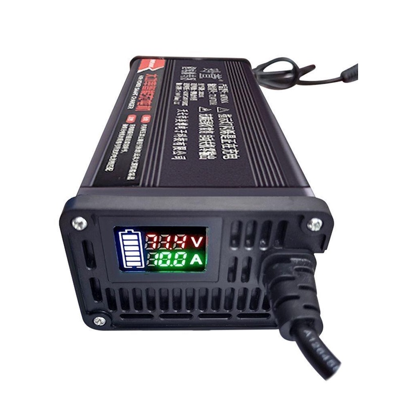 Intelligent digital display lithium battery charger universal electric ...