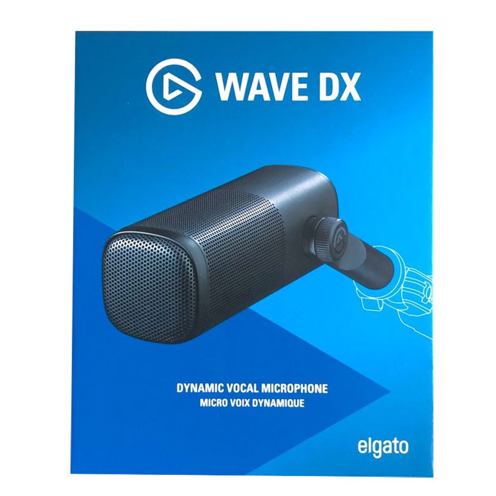 Elgato Wave DX Dynamic Microphone (10MAH9901) - 3-pin XLR, Cardioid ...