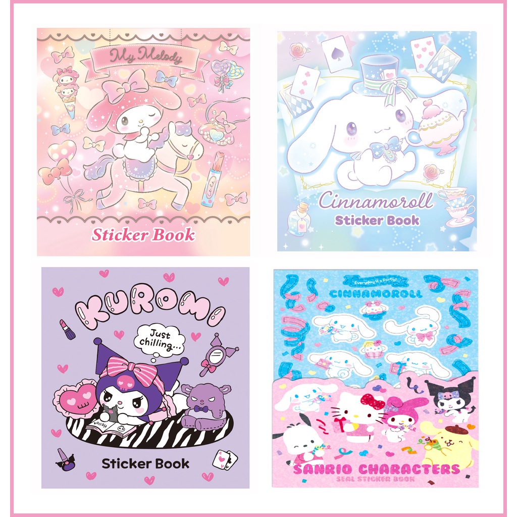 Sanrio My Melody Cinamoroll Kuromi Mini Sticker Book | Shopee Philippines