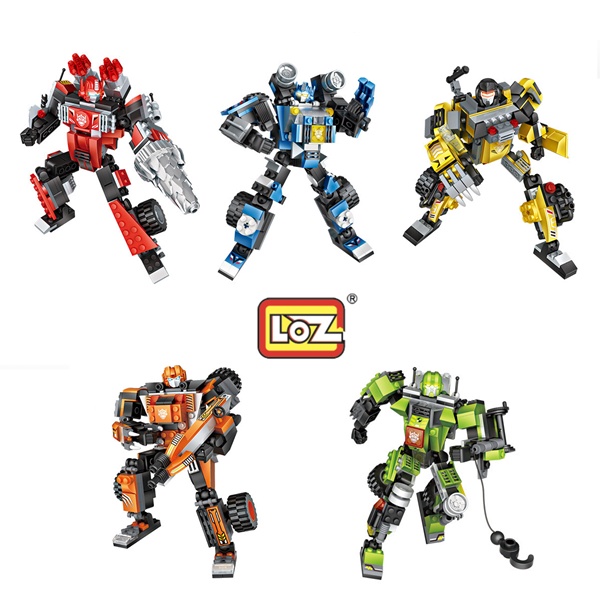 LOZ MINI BLOCK Robot Transformation Are Available In 5 Types (Code 1819 ...