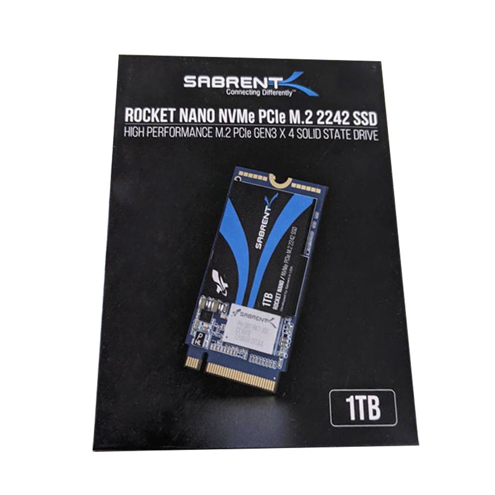 Sabrent 1TB Rocket Nano NVMe PCIe 3.0 M.2 2242 SSD (2500MB/s), SB-1342 ...