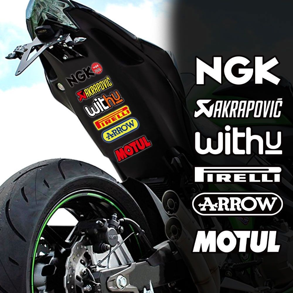 Unique Sponsor logo Motorcycle Electric Motorcycle Electric Car Sticker ...