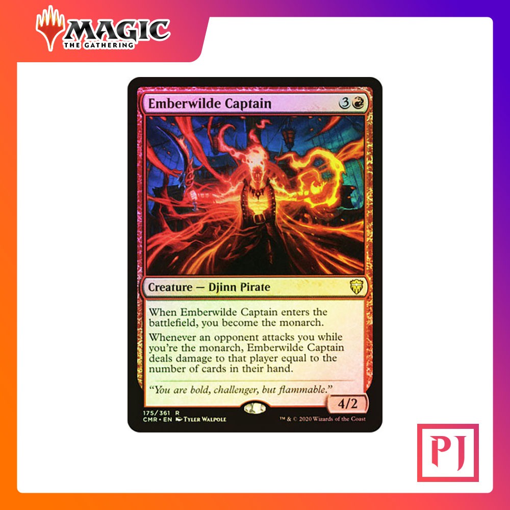 [MTG] Emberwilde Captain [CMR] [RED] [RARE] [FOIL] [ENG] (Magic Card/Magic the Gathering ...