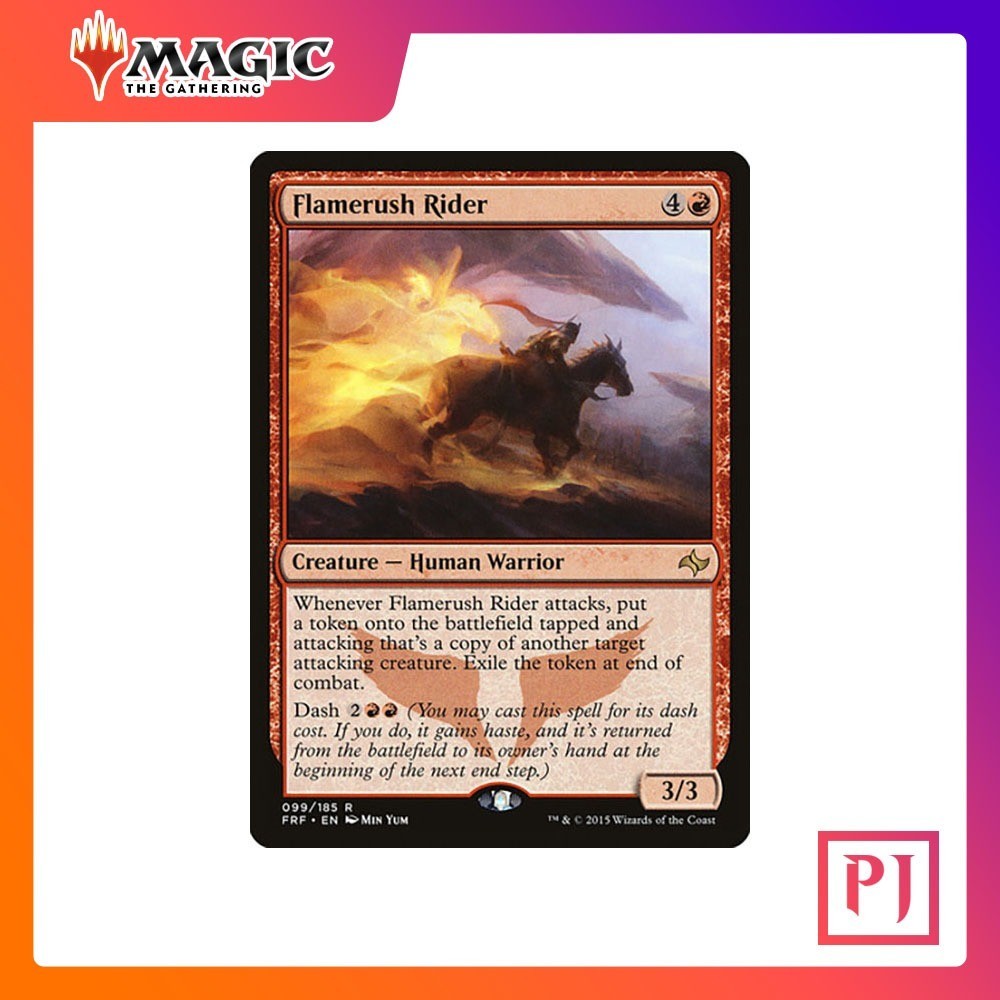 [MTG] Flamerush Rider [FRF] [RED] [RARE] [NORMAL] [ENG] (Magic Card ...