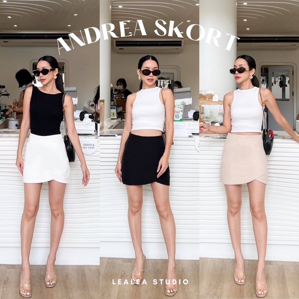 Andrea Skort Skirt Pants | Shopee Philippines