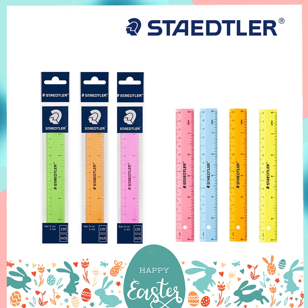 Say Chat Give Out Code Staedtler Plastic Ruler Model 562 Clear Pastel ...