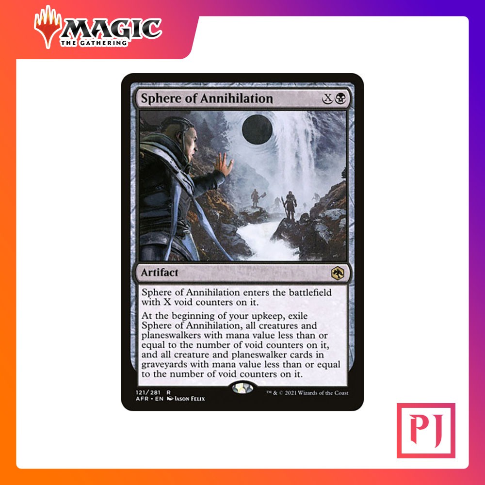 [MTG] Sphere of Annihilation [AFR] [BLACK] [RARE] [NORMAL] [ENG] (Magic ...