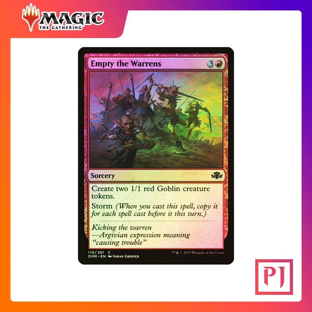 [MTG] Empty the Warrens [DMR] [RED] [COMMON] [FOIL] [ENG] (Magic Card ...
