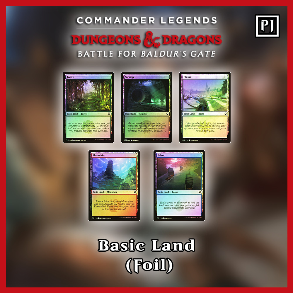 [MTG] Basic LAND Commander Legends: Battle for Baldur's Gate [CLB ...
