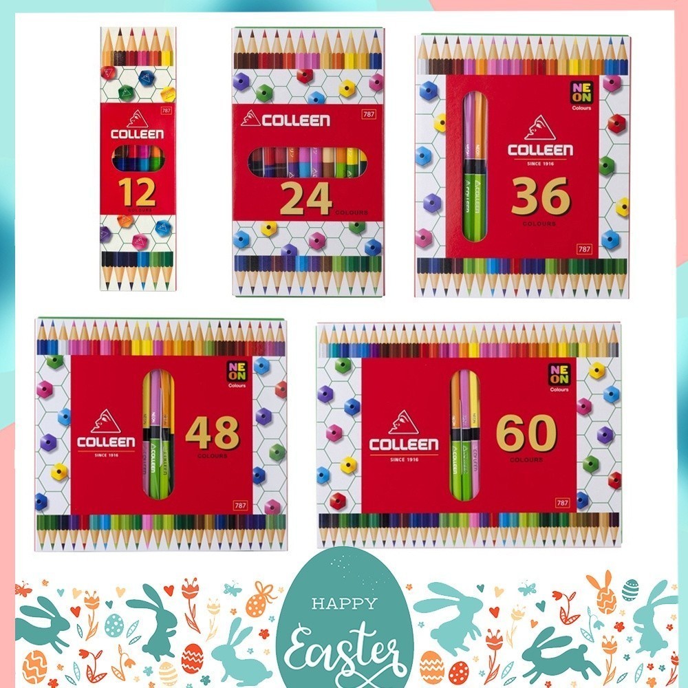 Colleen Colored Pencils 12/24/36/48/60 Colors 1 | Shopee Philippines