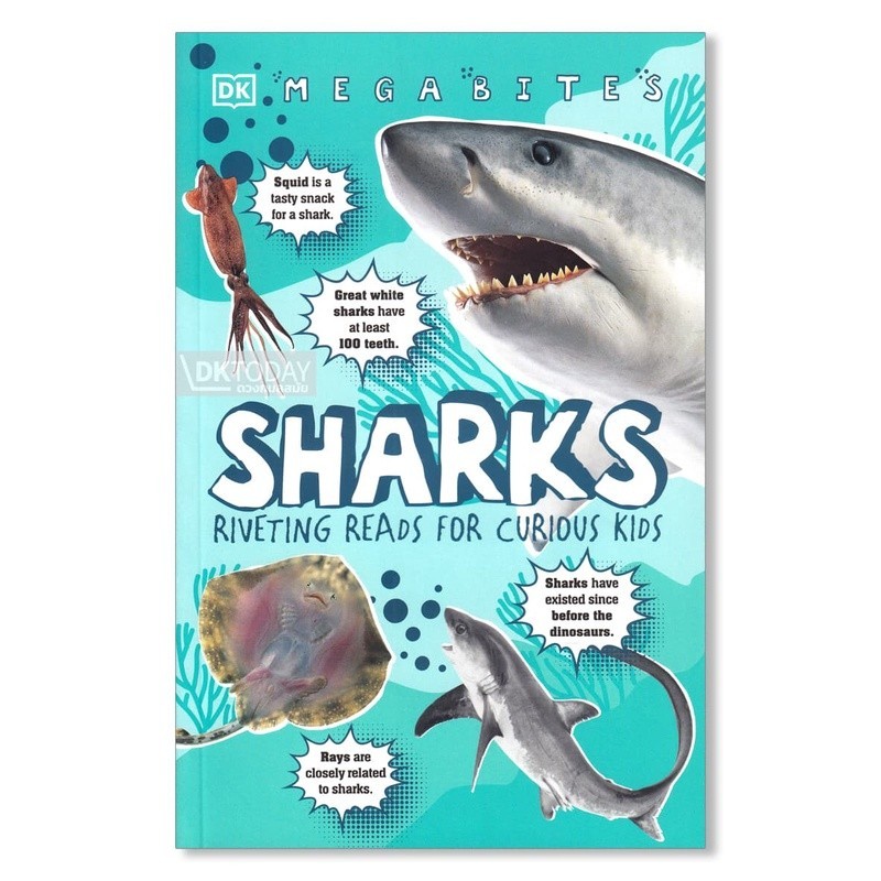 DKTODAY MEGA Bites Book:sharks (DORLING KINDERSLEY (DK) | Shopee ...