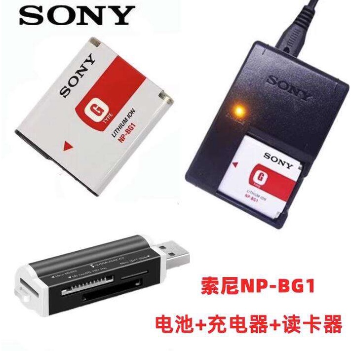 Sony DSC-T20 T100 H7 H9 HX10 HX30 camera NP-BG1 battery + charger ...