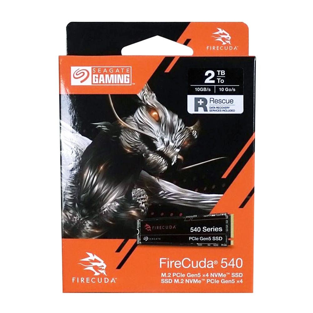 Seagate 2TB Firecuda 540 Pcie Gen5 Nvme M.2 2280 Ssd (R: 10000Mb / S ...
