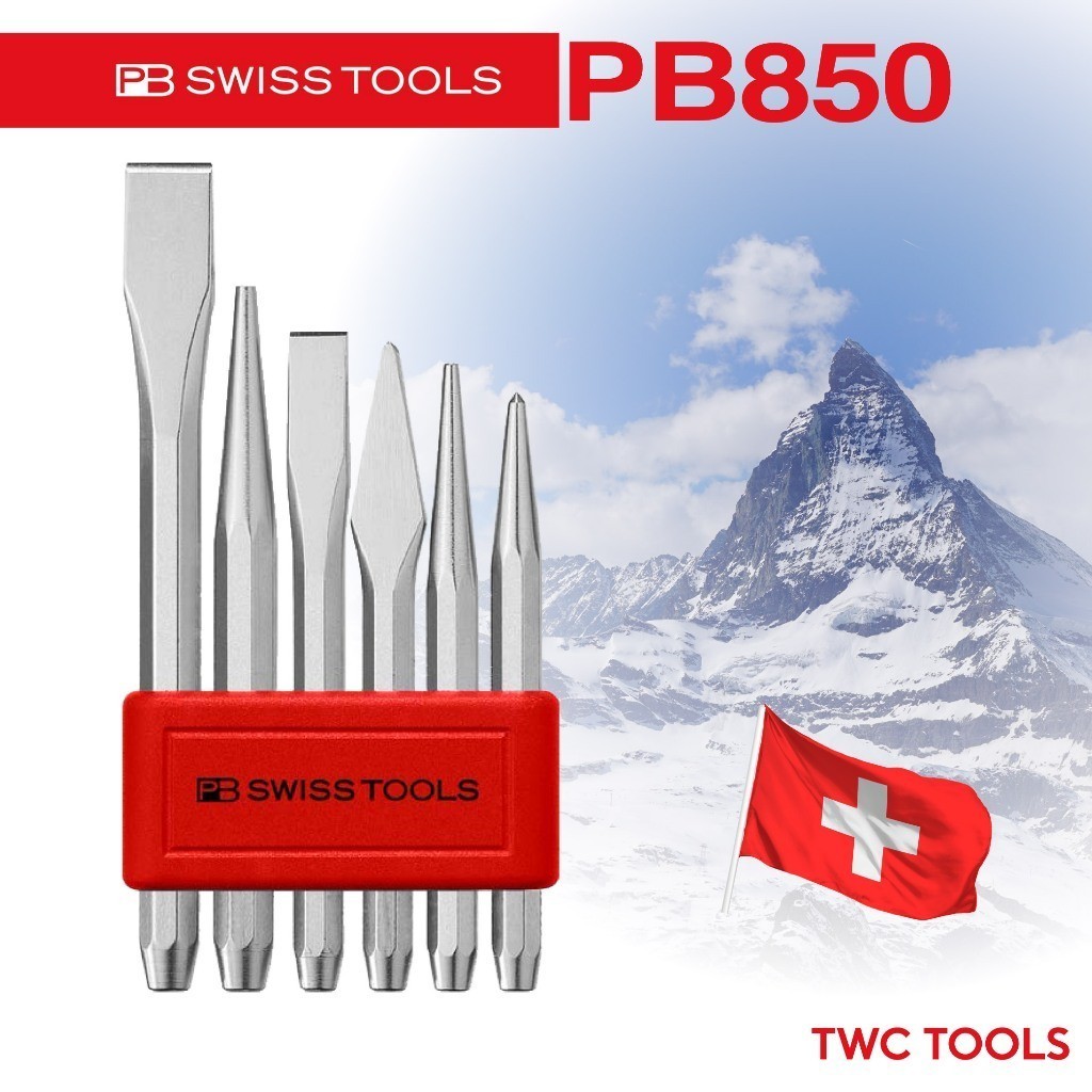 PB Swiss Tools Steel Extractor Set Tip. Stamping Center Model 850 ...