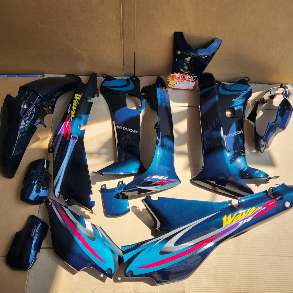 Color Set wave110 Old Model Double Headlights Disc Wave 110s Car Frame ...