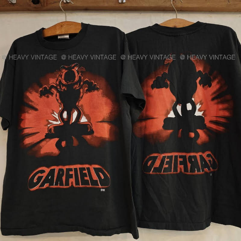 GARFIELD Label USA Cartoon shirt vintage heavy | Shopee Philippines