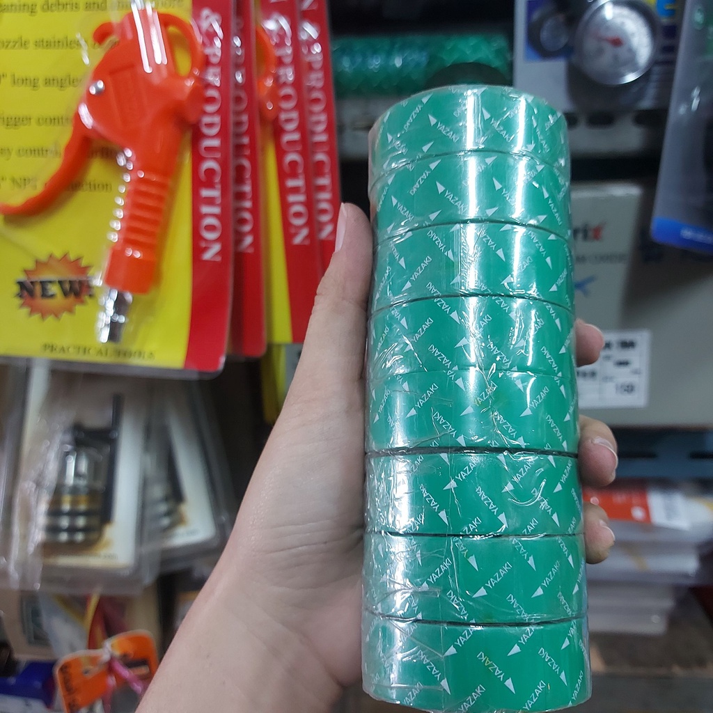 Yazaki Green Electrical Tape 1 Row-8 Rolls | Shopee Philippines